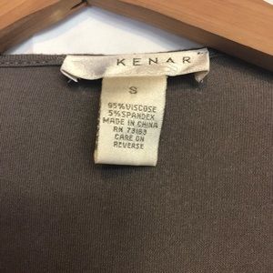 Kenar | Tops | Kenar S Gray Over Shirt Ruffle Detail Open Front | Poshmark